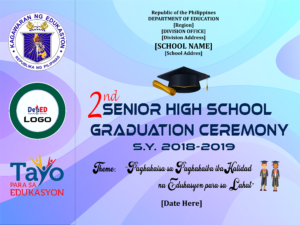 Completion Rites & Graduation Program Tarpaulin Layouts |EducatorsFiles