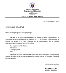 Liham Paanyaya (Card Day) » Educators' Files